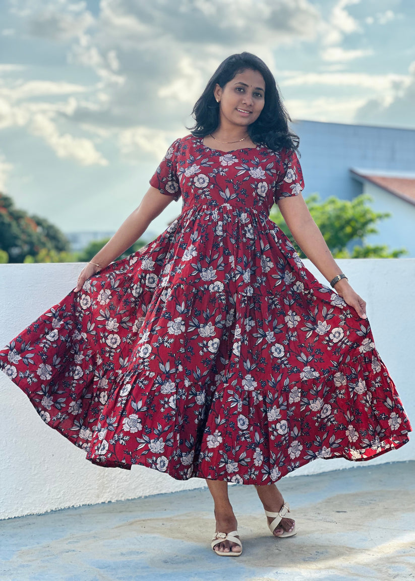 Deepa 3 tier dress-Immediate Dispatch – Mouri